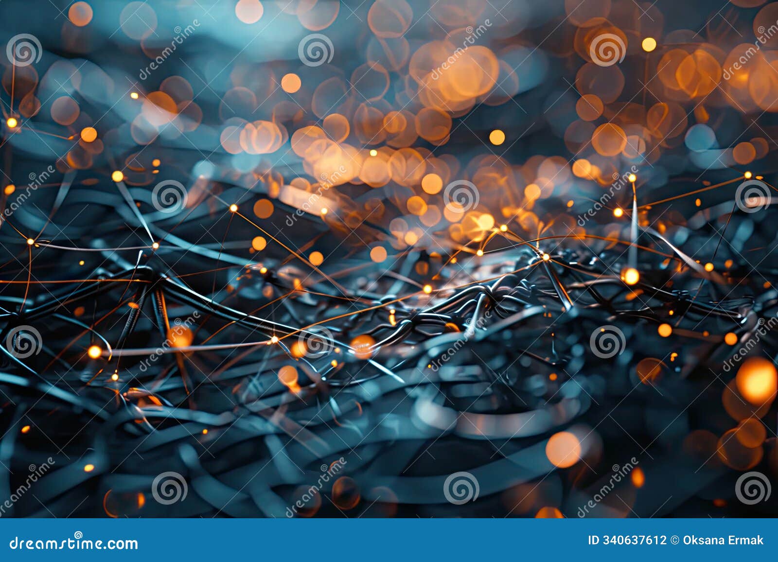 Neural Network Background, Near Future Neural System Texture ...