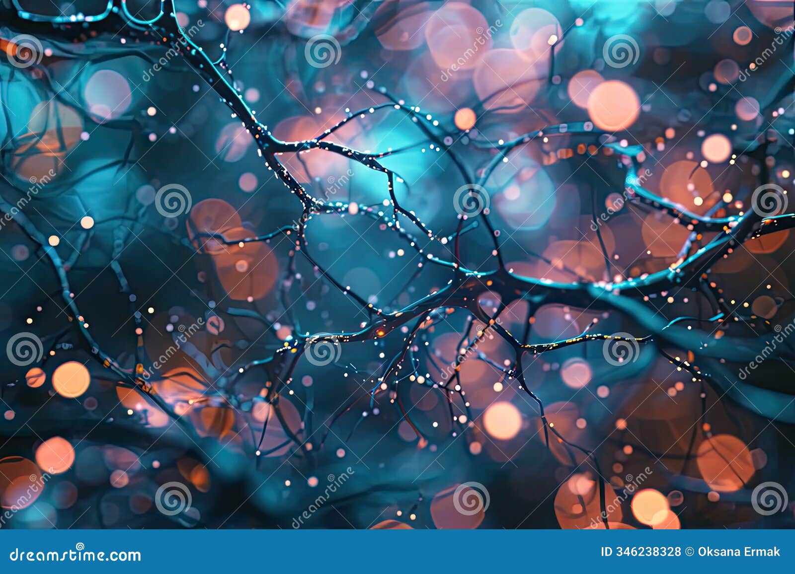 Neural Network Background, Near Future Neural System Texture ...