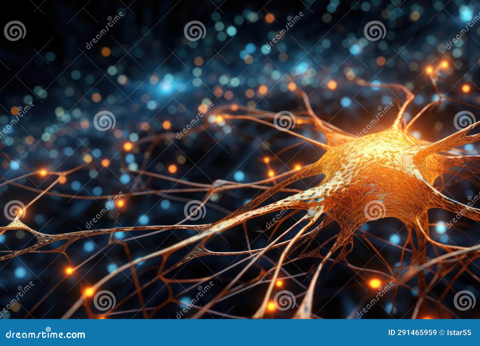 Neural Network Complexity Visualization AI Generated Stock Illustration ...