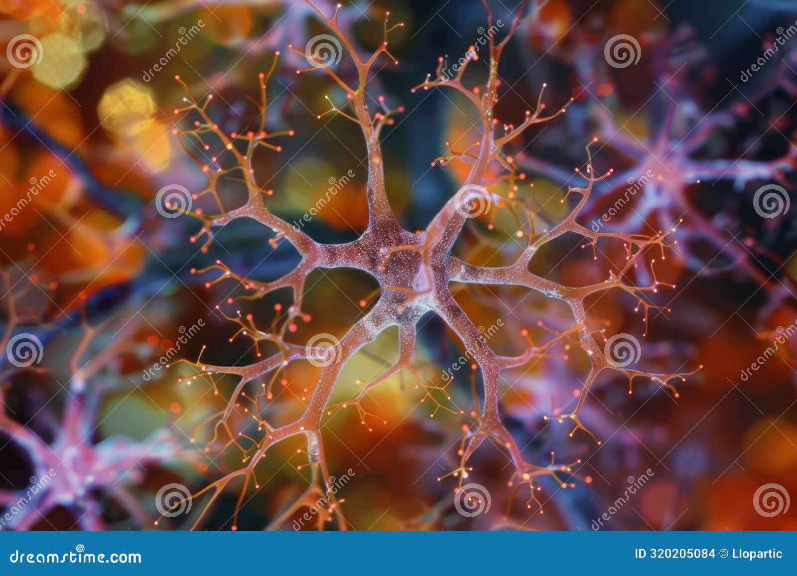 Neural Network Connection With A Cosmic, Sparkling Visual ...