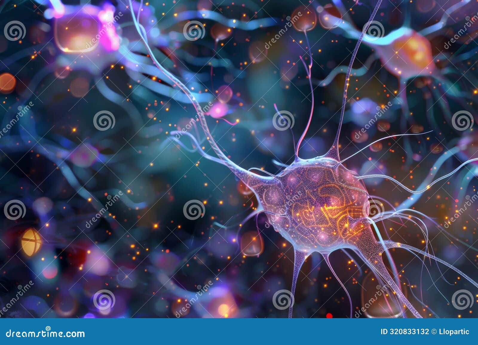 Neural Network Connection with a Cosmic, Sparkling Visual ...