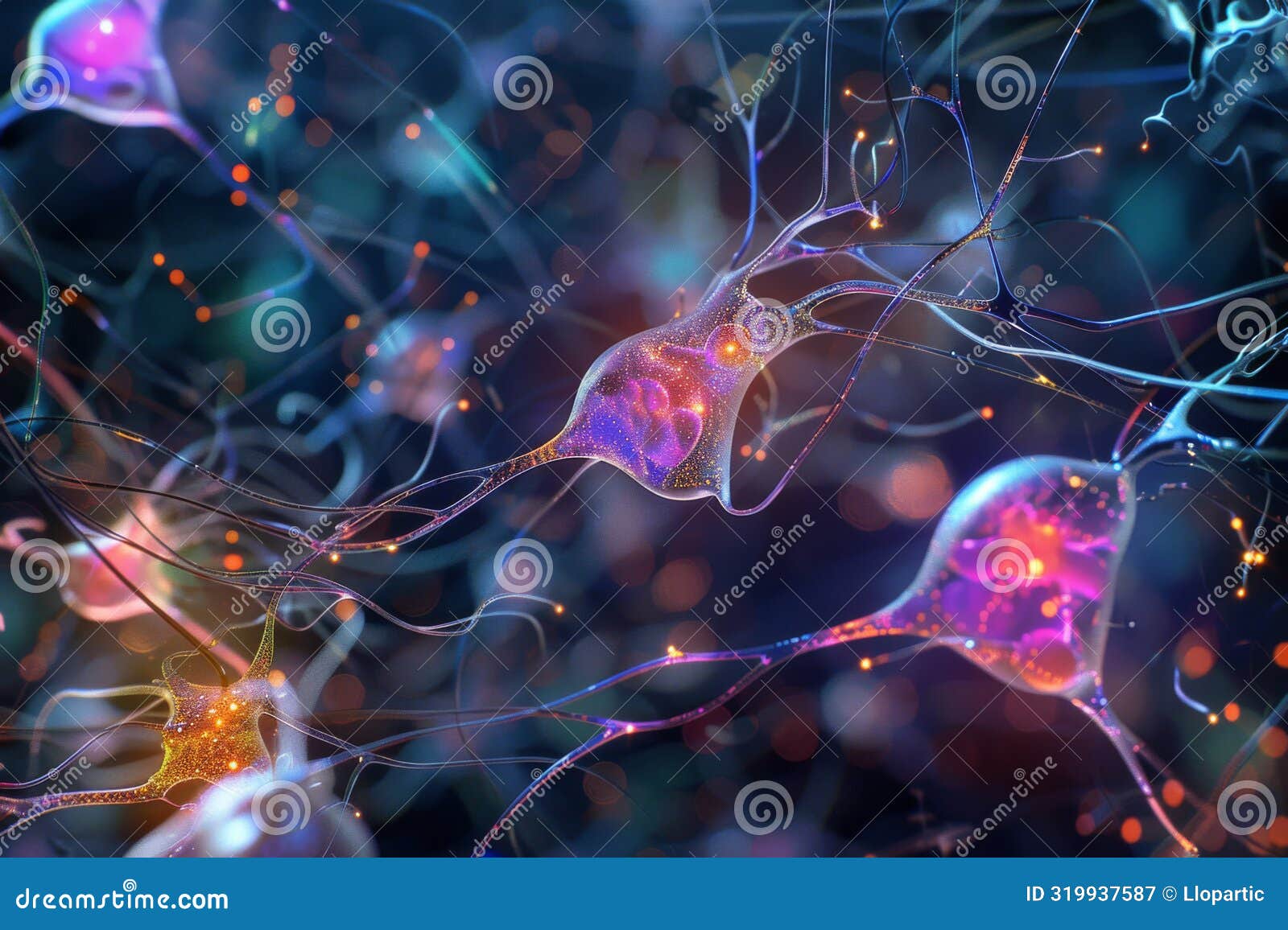 Neural Network Connection with a Cosmic, Sparkling Visual ...