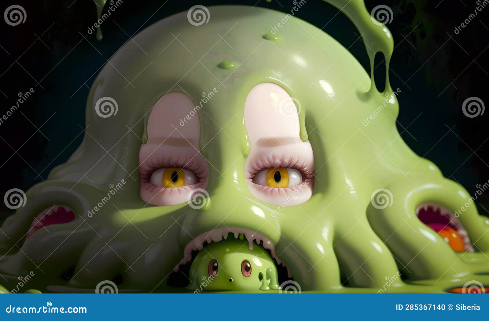 Fantastic Little Snotty Slug Monster, Created with the Help of ...