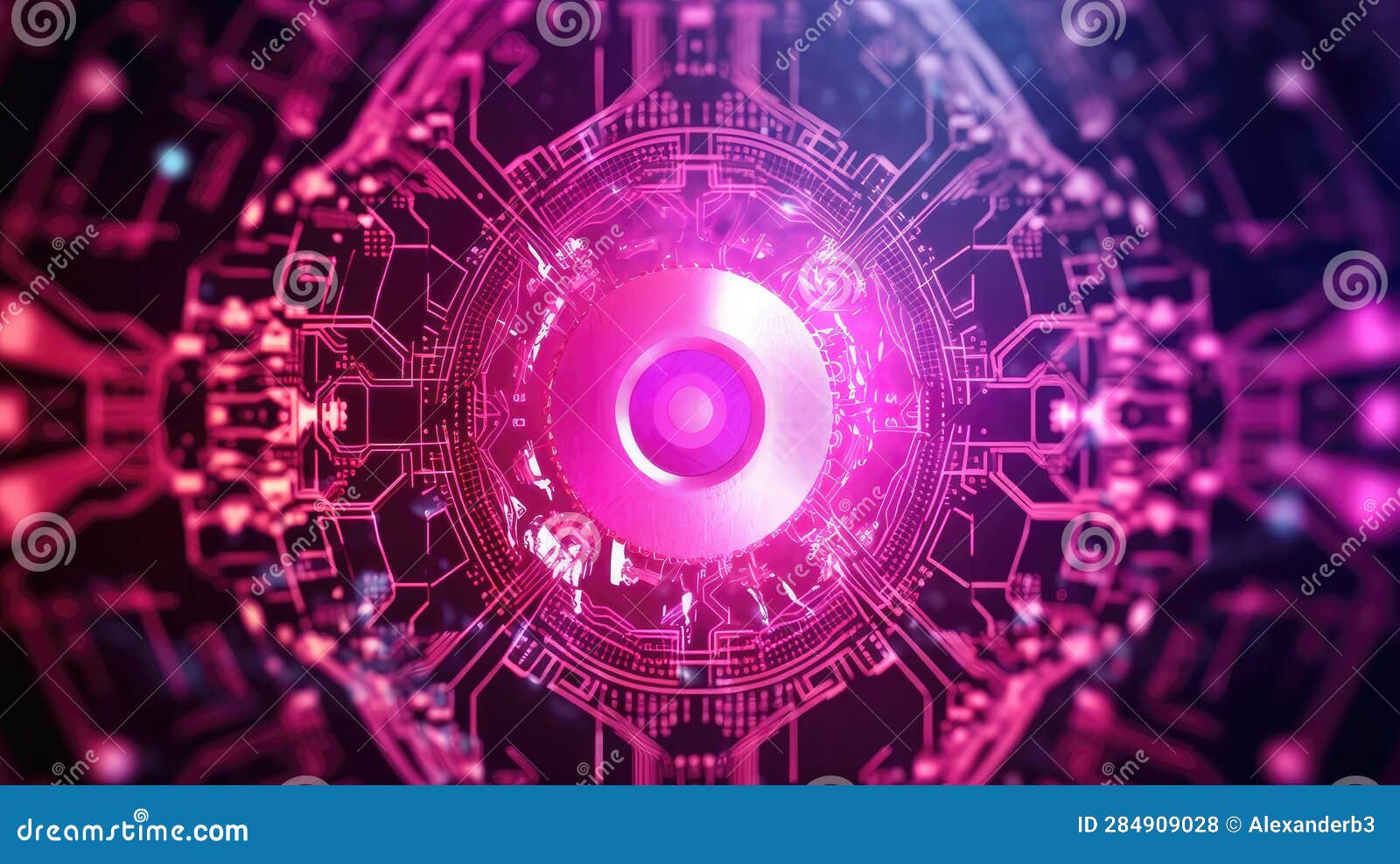 Neural Network Cyber Security. Ultra High-Quality Image for Protection ...