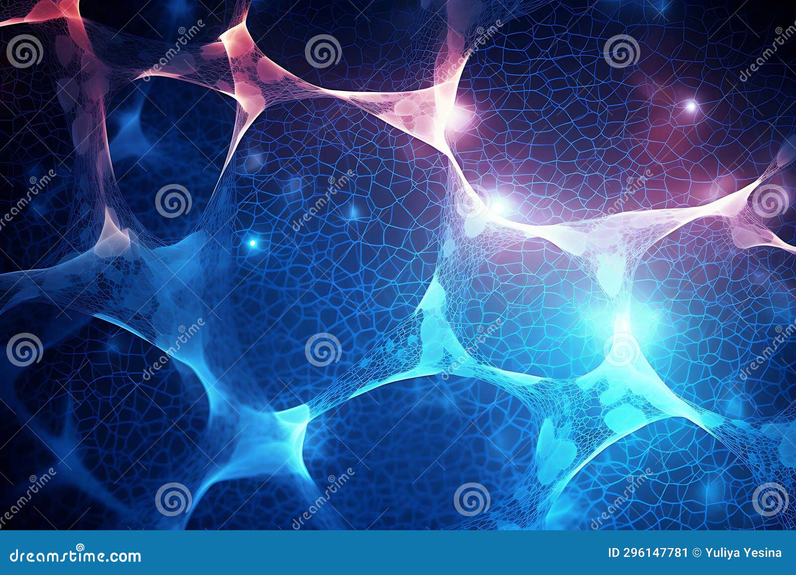 The Neural Network is Depicted As the Interaction of Neurons. Computer ...