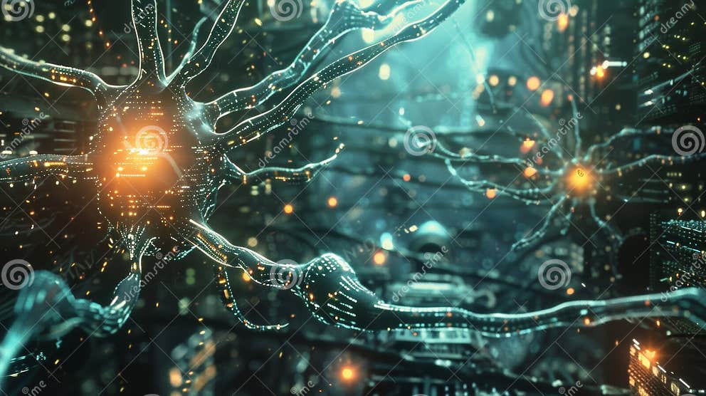 A Neural Network Diagram Illustrating How Artificial Synapses Can Be Used To Enhance ...