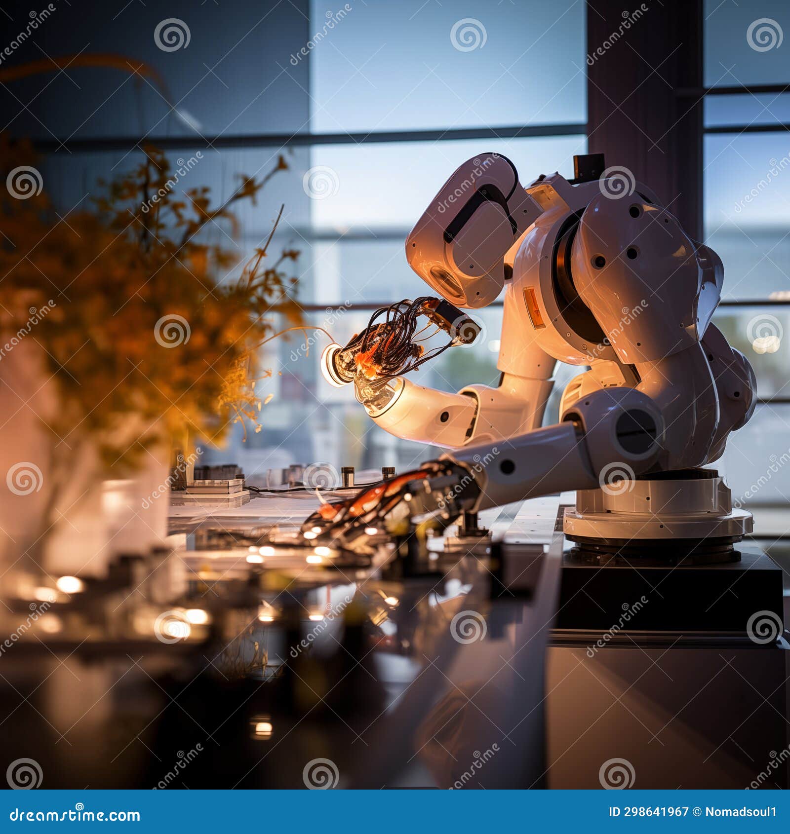 Neural-network-driven Robot Studying Plant at Botany Laboratory ...