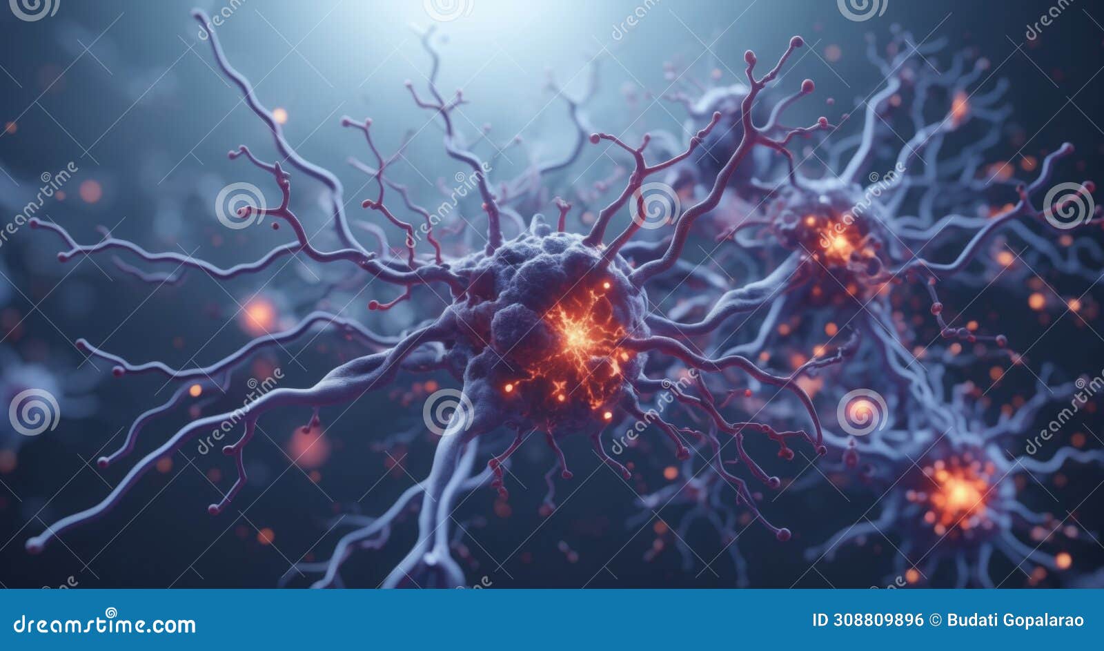 Neural Network with Glowing Synapses, Illustrating the Complexity of ... Neural Network with Glowing Synapses, Illustrating the Complexity of ...