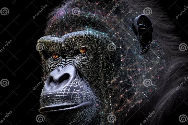 Neural Network of a Gorilla Brain with Data and Artificial Intelligence ...