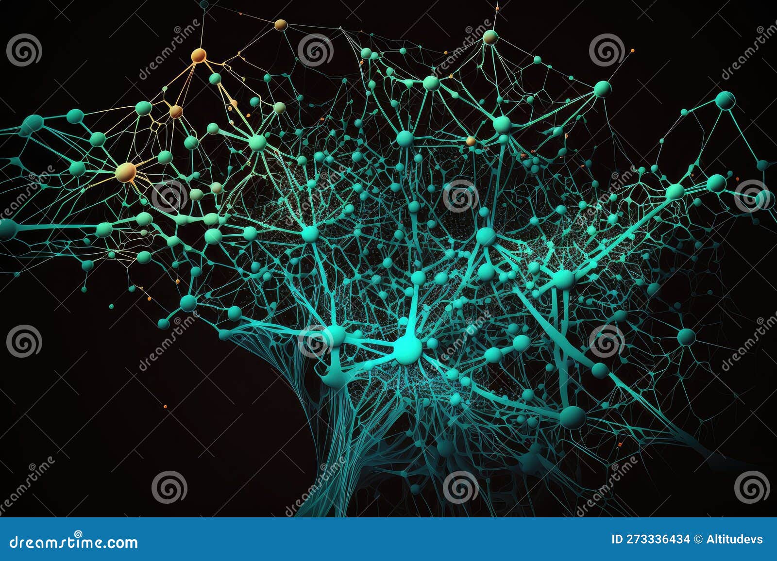 Neural Network, with Its Nodes and Connections Visible, Processing ... Neural Network, with Its Nodes and Connections Visible, Processing ...