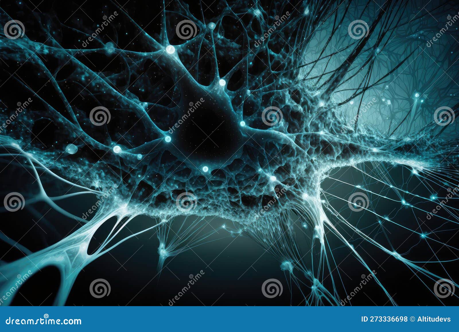 Neural Network With Layer Upon Layer Of Connected Neurons Forming