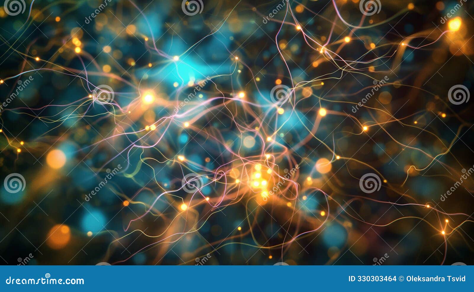 Neural Network, Learning Patterns, Abstract Stock Photo - Image of ...
