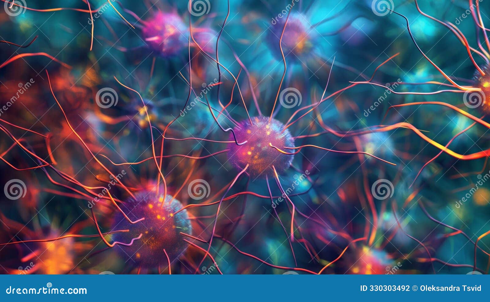 Neural Network, Learning Patterns, Abstract Stock Photo - Image of ...