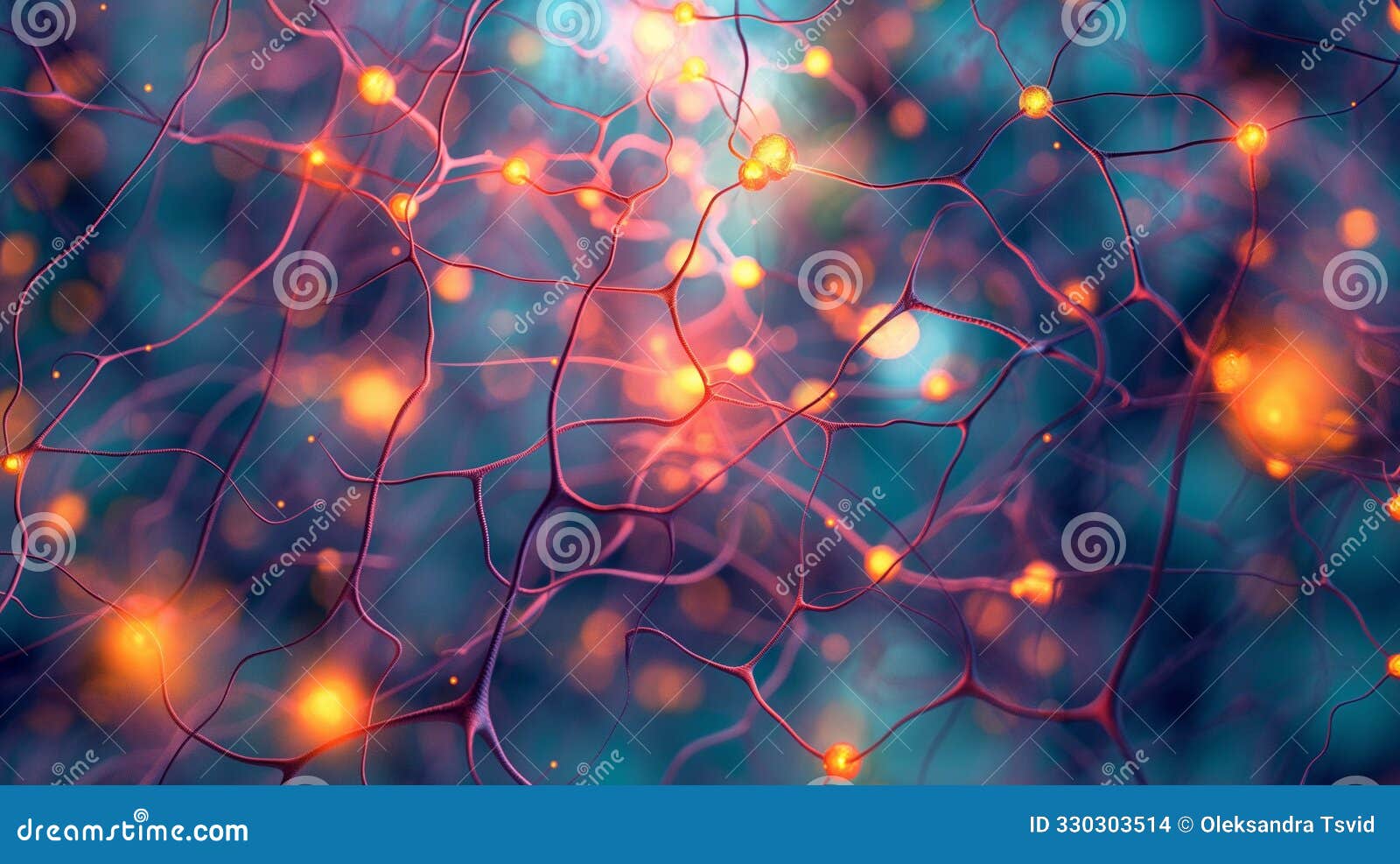 Neural Network, Learning Patterns, Abstract Stock Photo - Image of ...