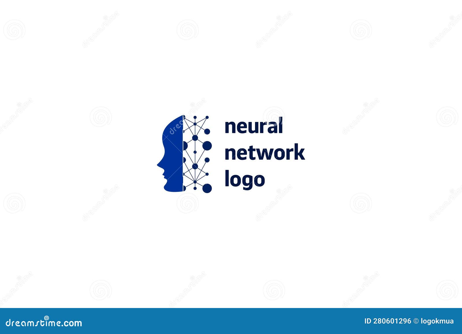 Neural network logo design stock vector. Illustration of sample - 280601296