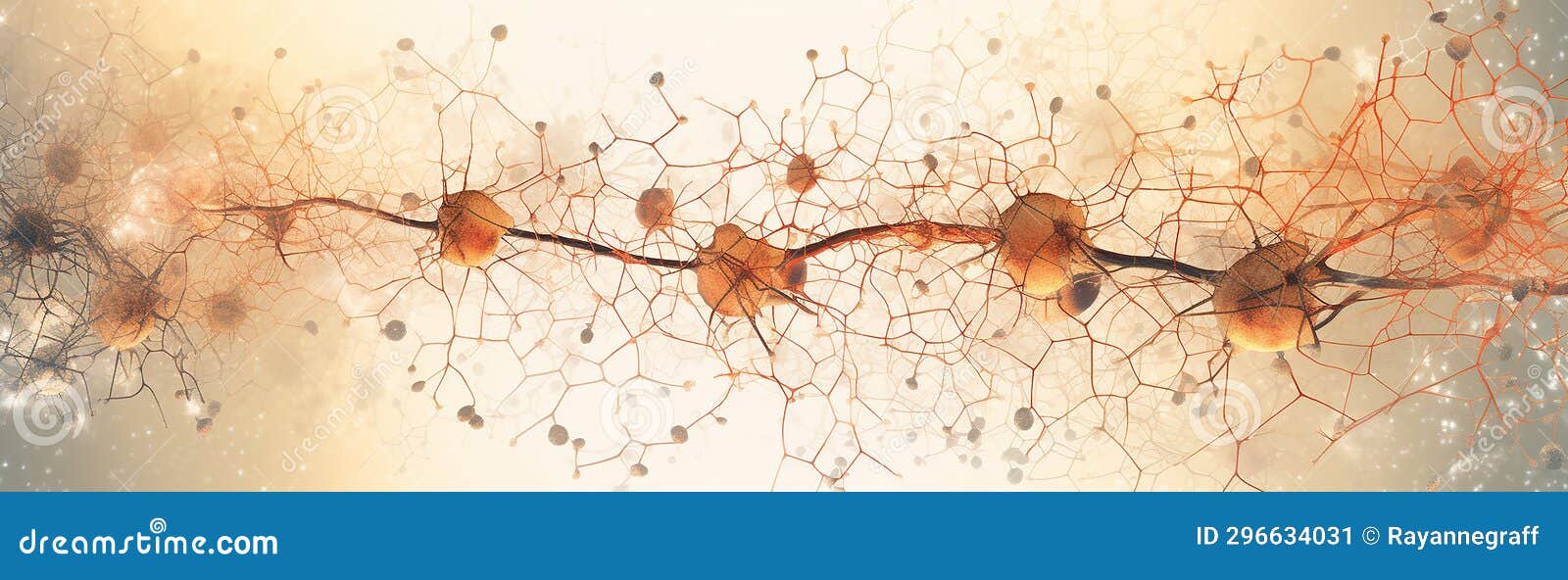 Neural Network. Molecule Structure Stock Illustration - Illustration of ...