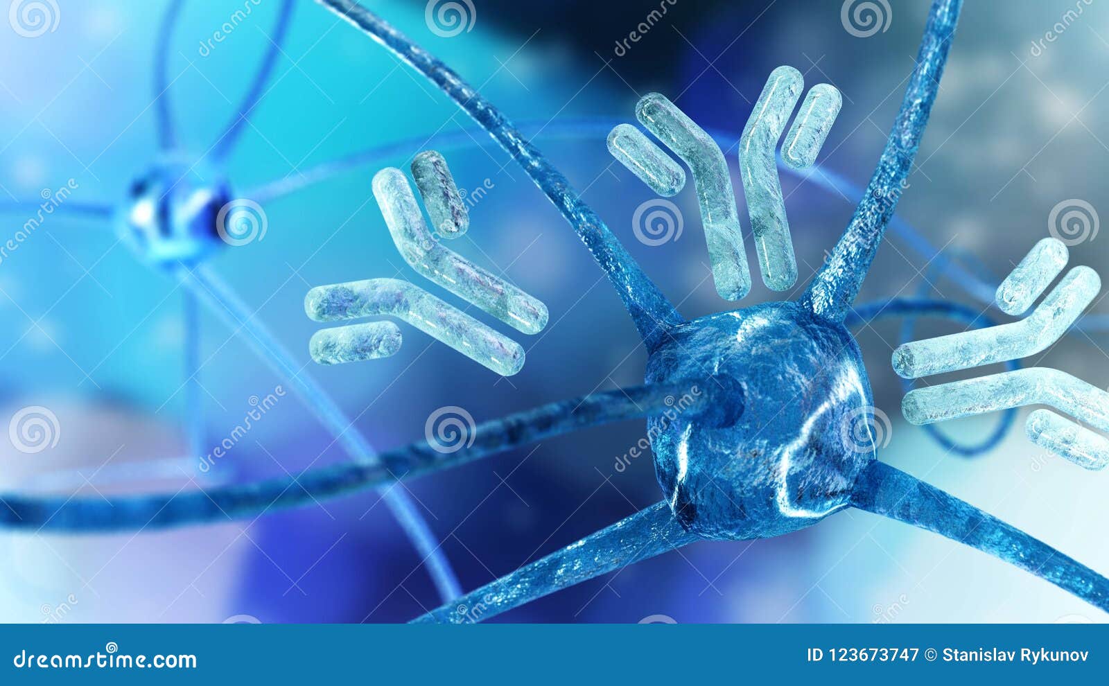 Neural Network, Nervous System Stock Illustration - Illustration of ...