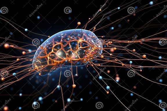 Neural Network, Resembling the Complexity of the Human Brain. a Visual ...