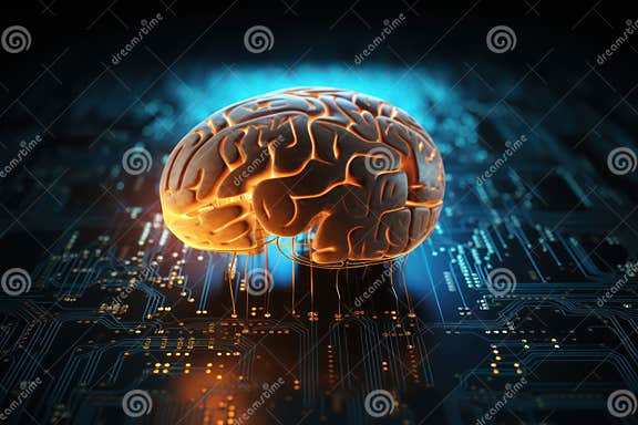 Neural Network, Resembling the Complexity of the Human Brain. a Visual ...