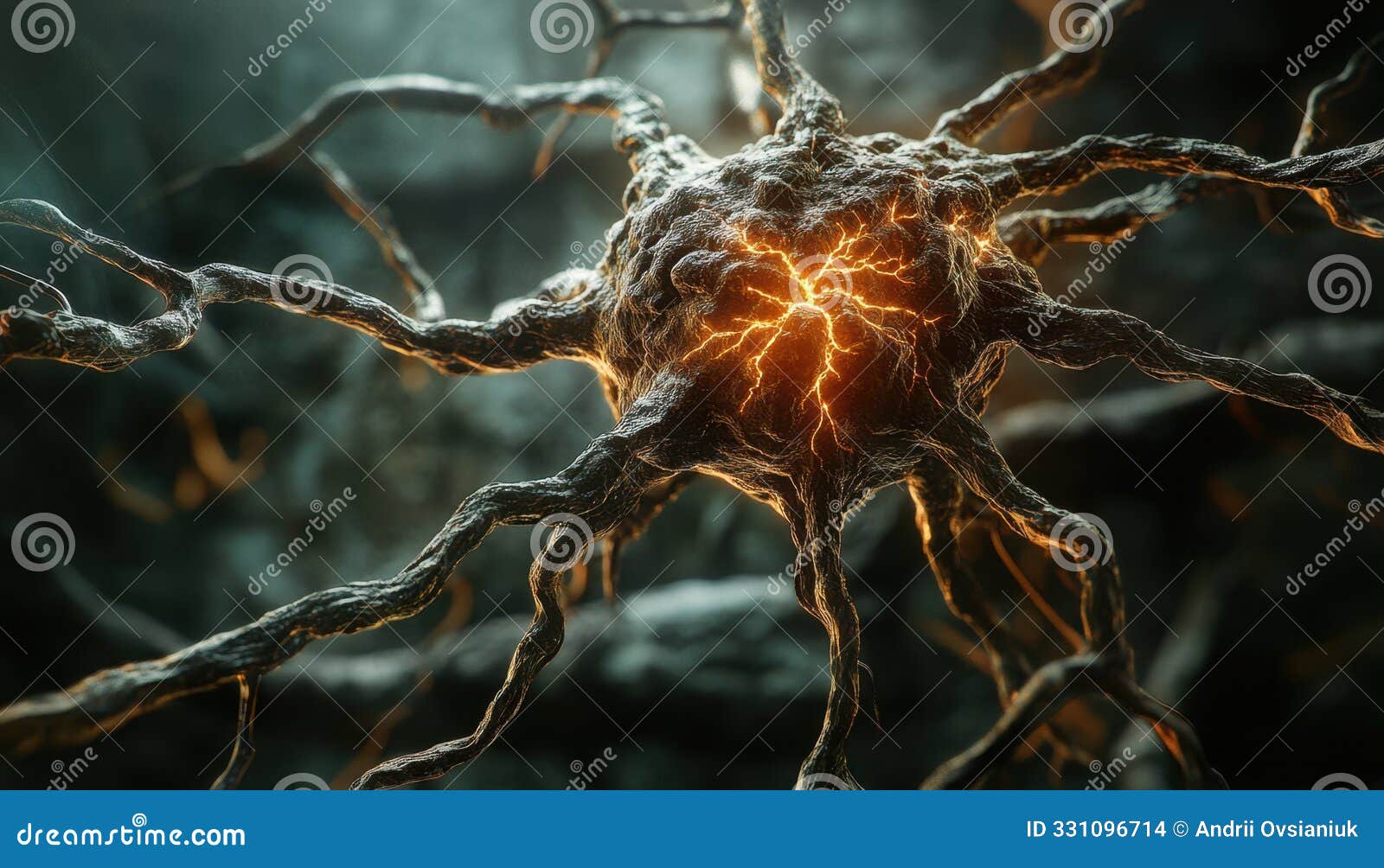Neural Network Structure with Glowing Connections in a Dark Environment ...