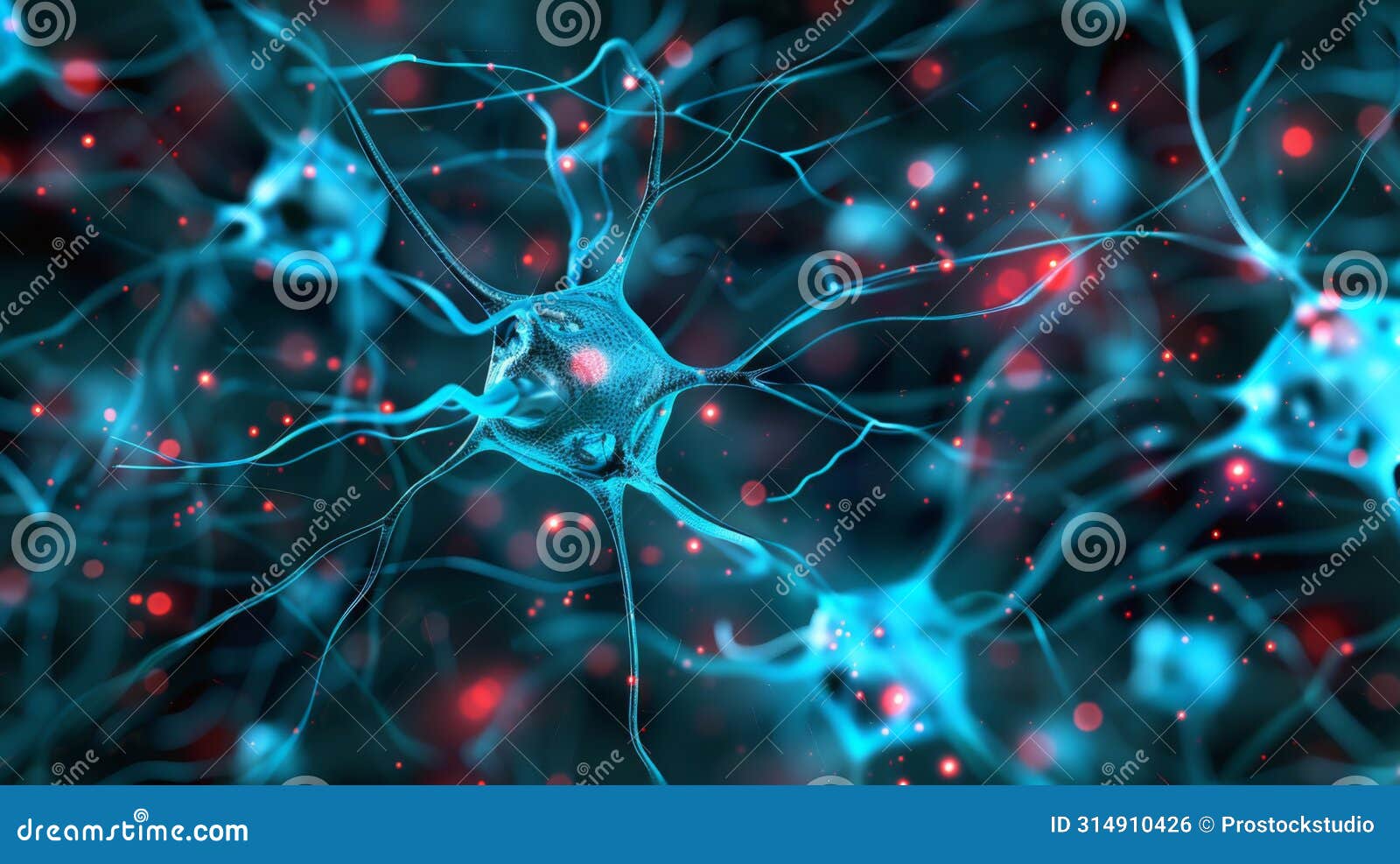Active Neural Network Synapses With Electrical Impulses Stock Photo ... Active Neural Network Synapses With Electrical Impulses Stock Photo ...
