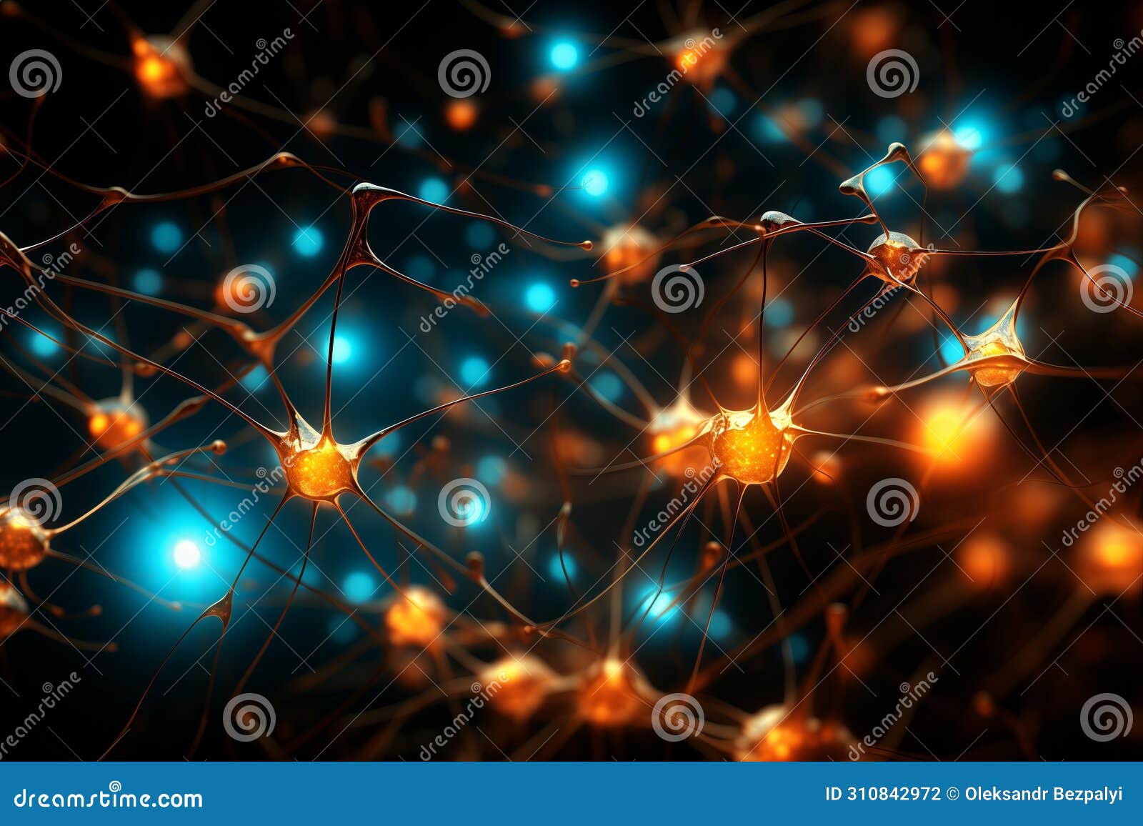 Neural Network Synapses Firing in the Brain Stock Illustration ... Neural Network Synapses Firing in the Brain Stock Illustration ...