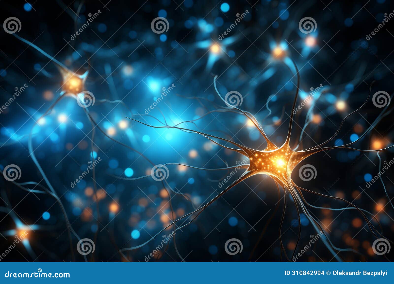Neural Network Synapses Firing in the Brain Stock Illustration ... Neural Network Synapses Firing in the Brain Stock Illustration ...
