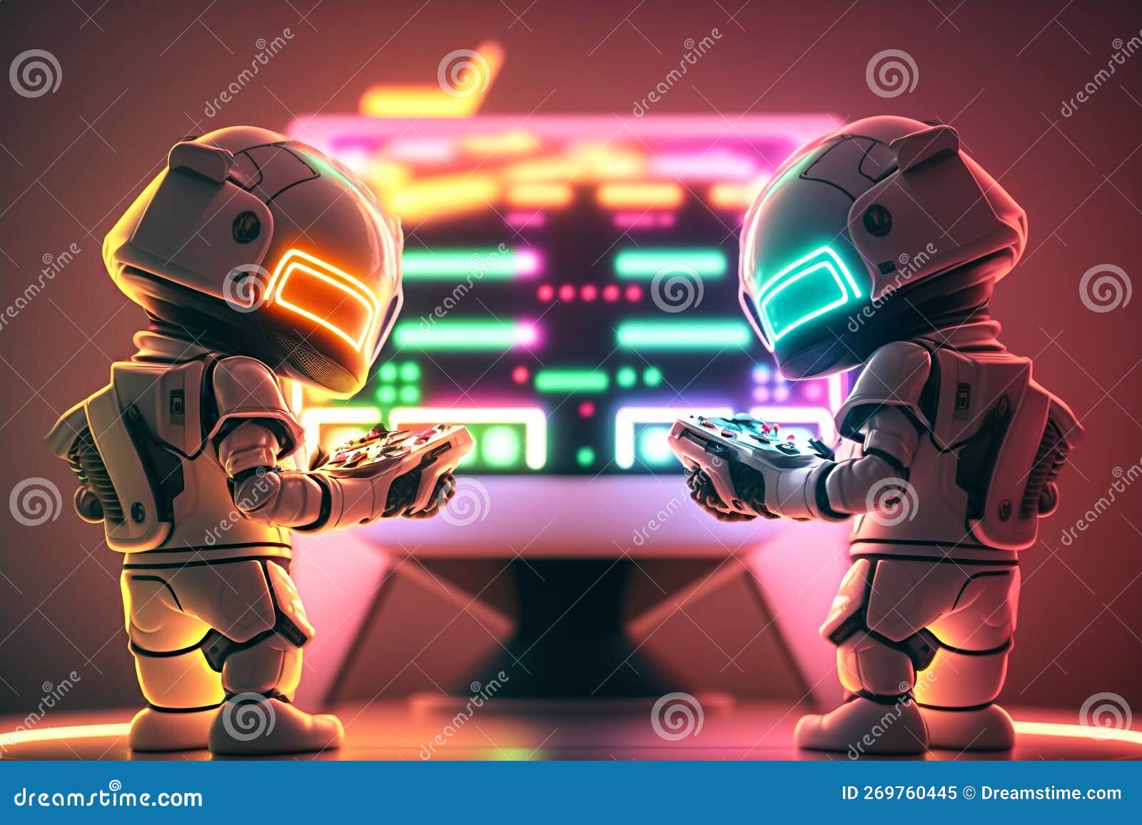 Neural Network Trains Robots for New Tasks Illustration Generative AI ...