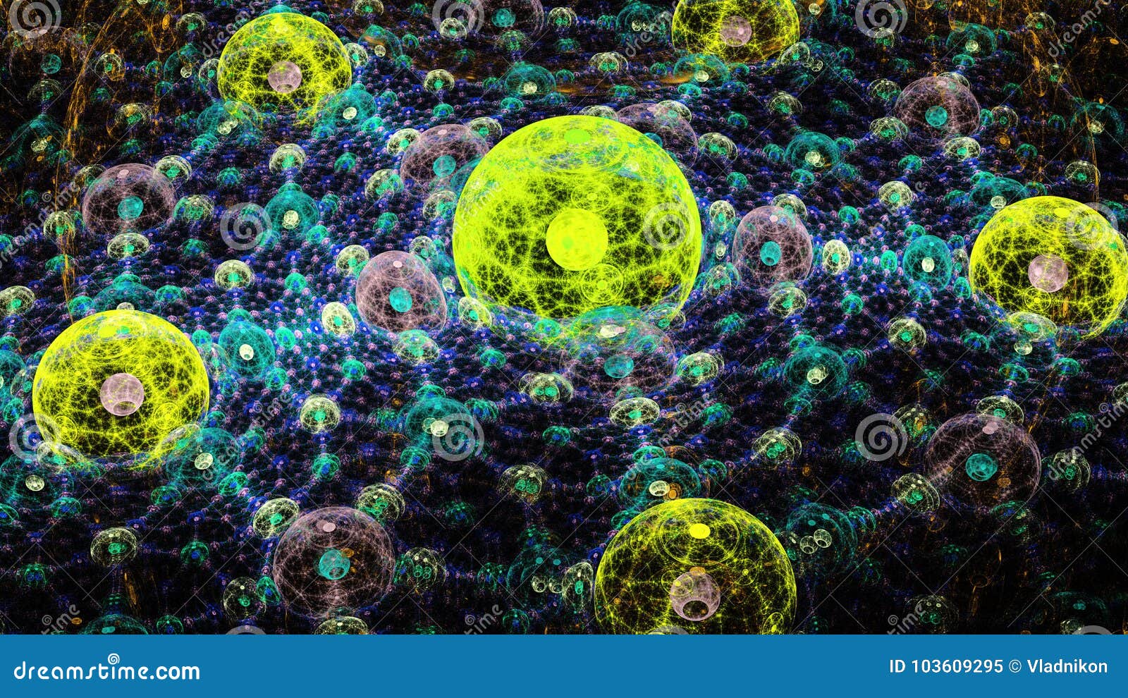 Neural Network. World Wide Web. Cells Under Microscope Stock ...