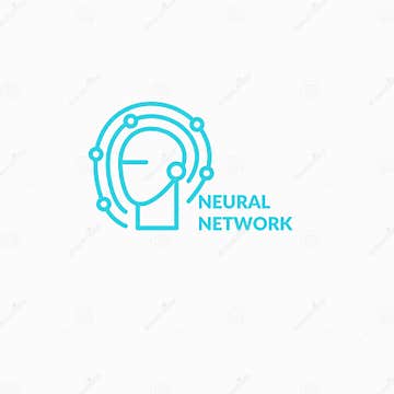Neural Networks, Conceptual Sign and Logo. the Analytical System Stock ...