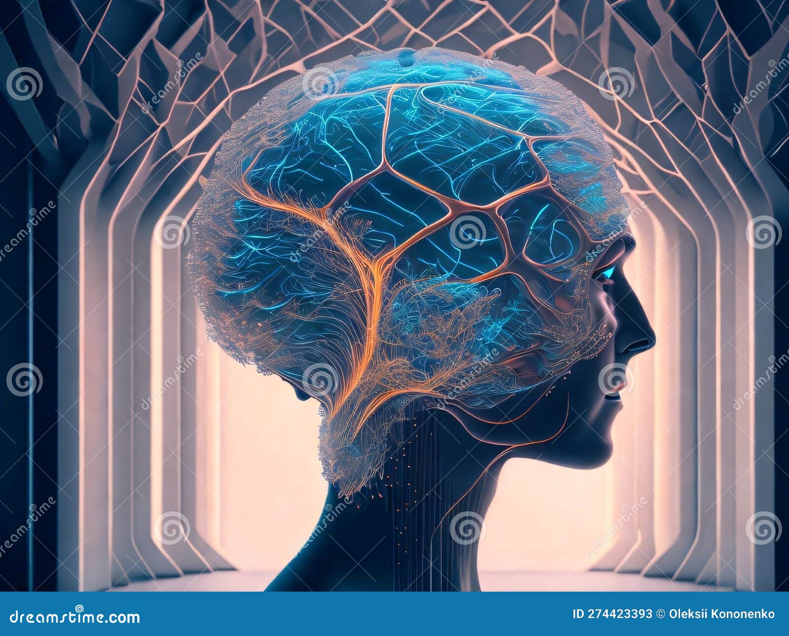 Neural Networks in the Human Brain. Electronic Impulses in the Head ...