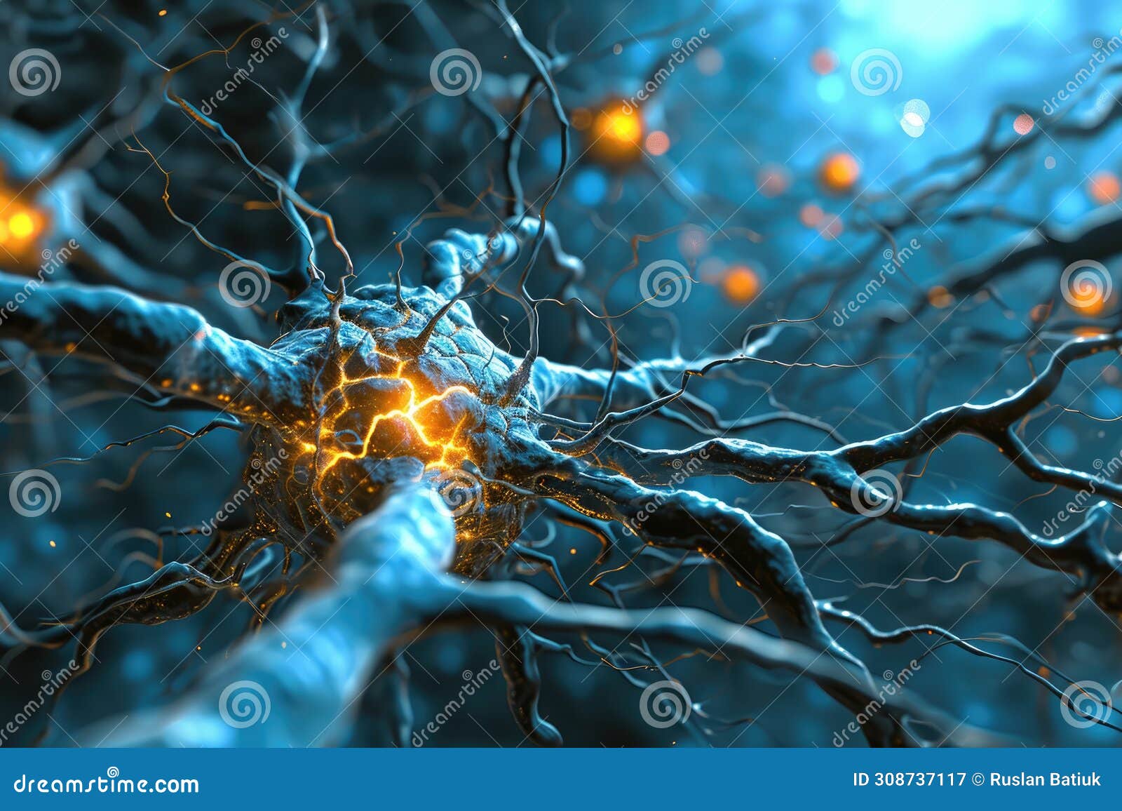 Neural Networks Weave through the Brain, Resembling a Complex Web of ...