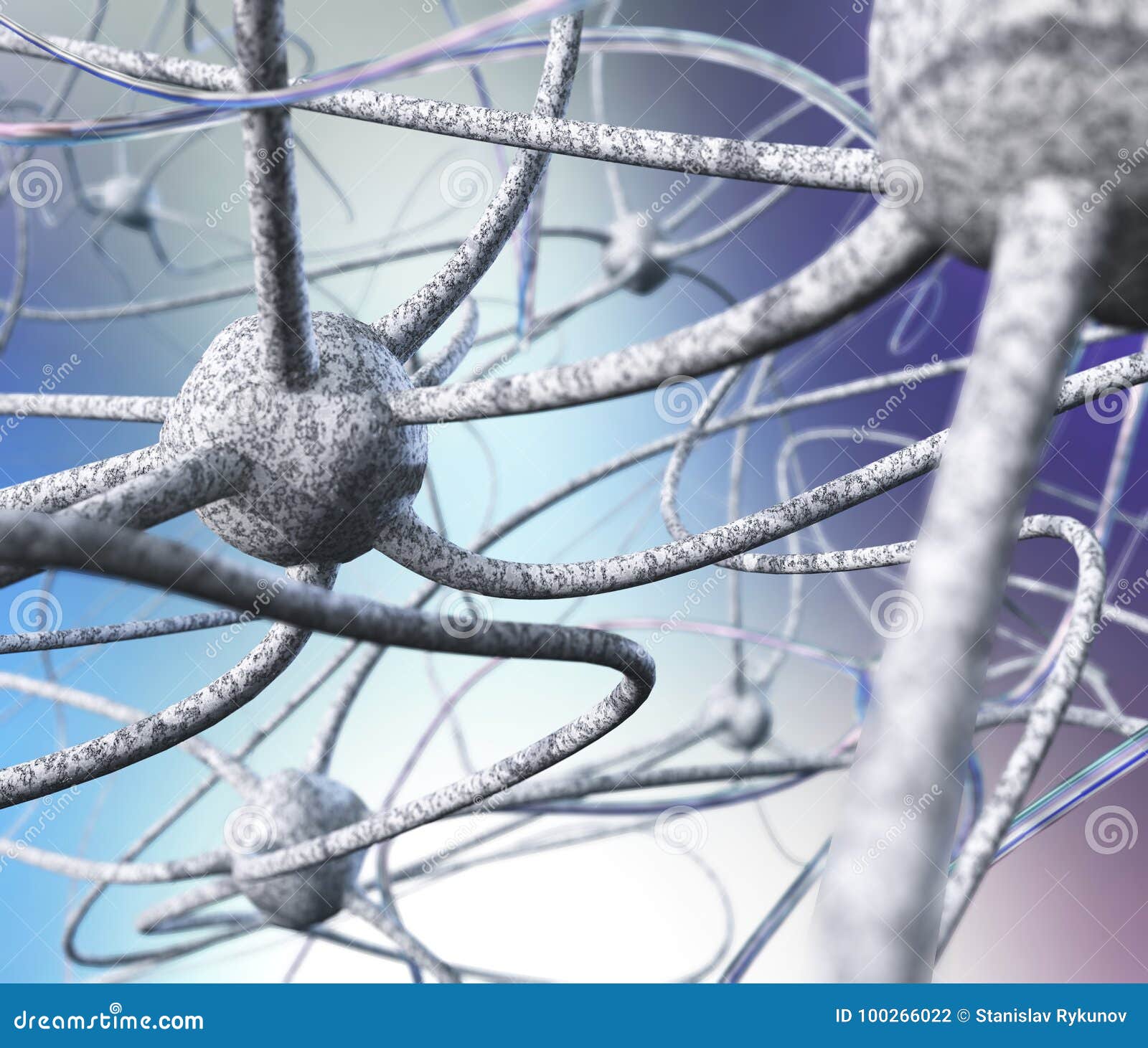 Neurale Netwerken stock illustratie. Illustration of aansluting - 100266022