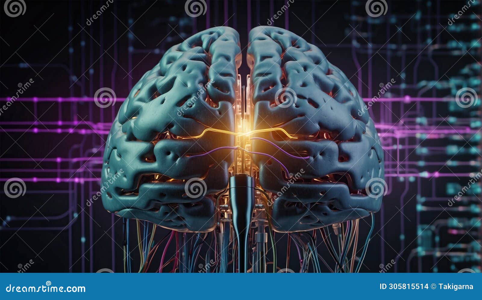 Neuralink Technology, Chipset and Brain, Using Generative Ai Stock ...