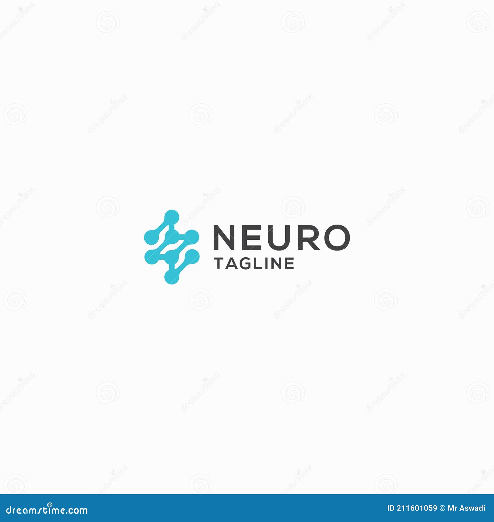 Neuron Logo Icon Design Template. Brain, Connect, Data, Modern Vector ...