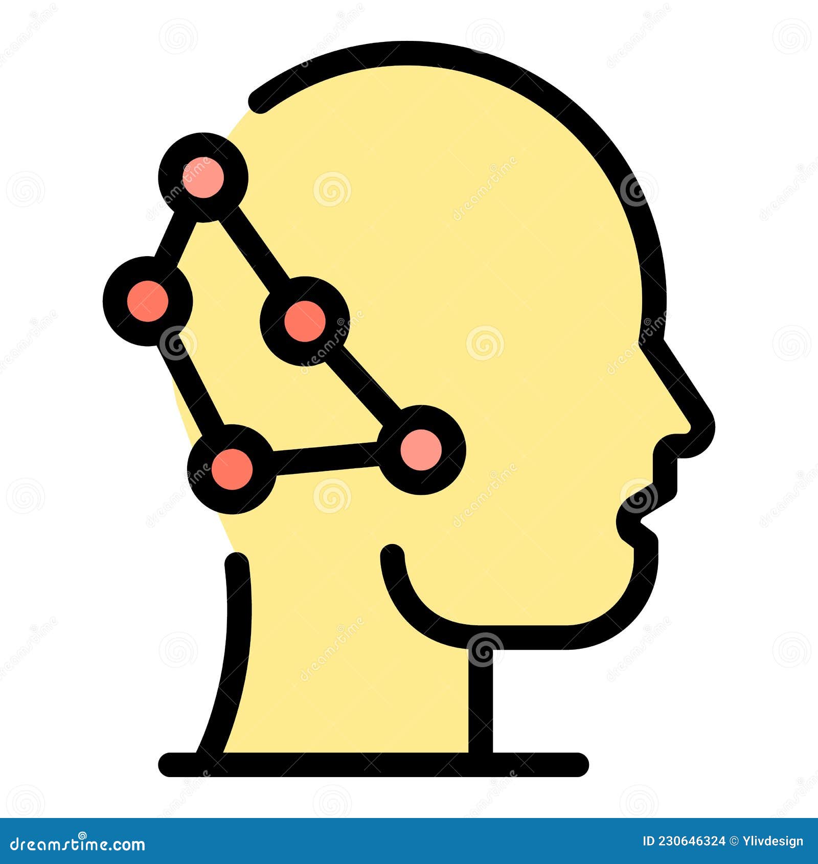 Neuro Restructuring Icon Color Outline Vector Stock Vector ... Neuro Restructuring Icon Color Outline Vector Stock Vector ...