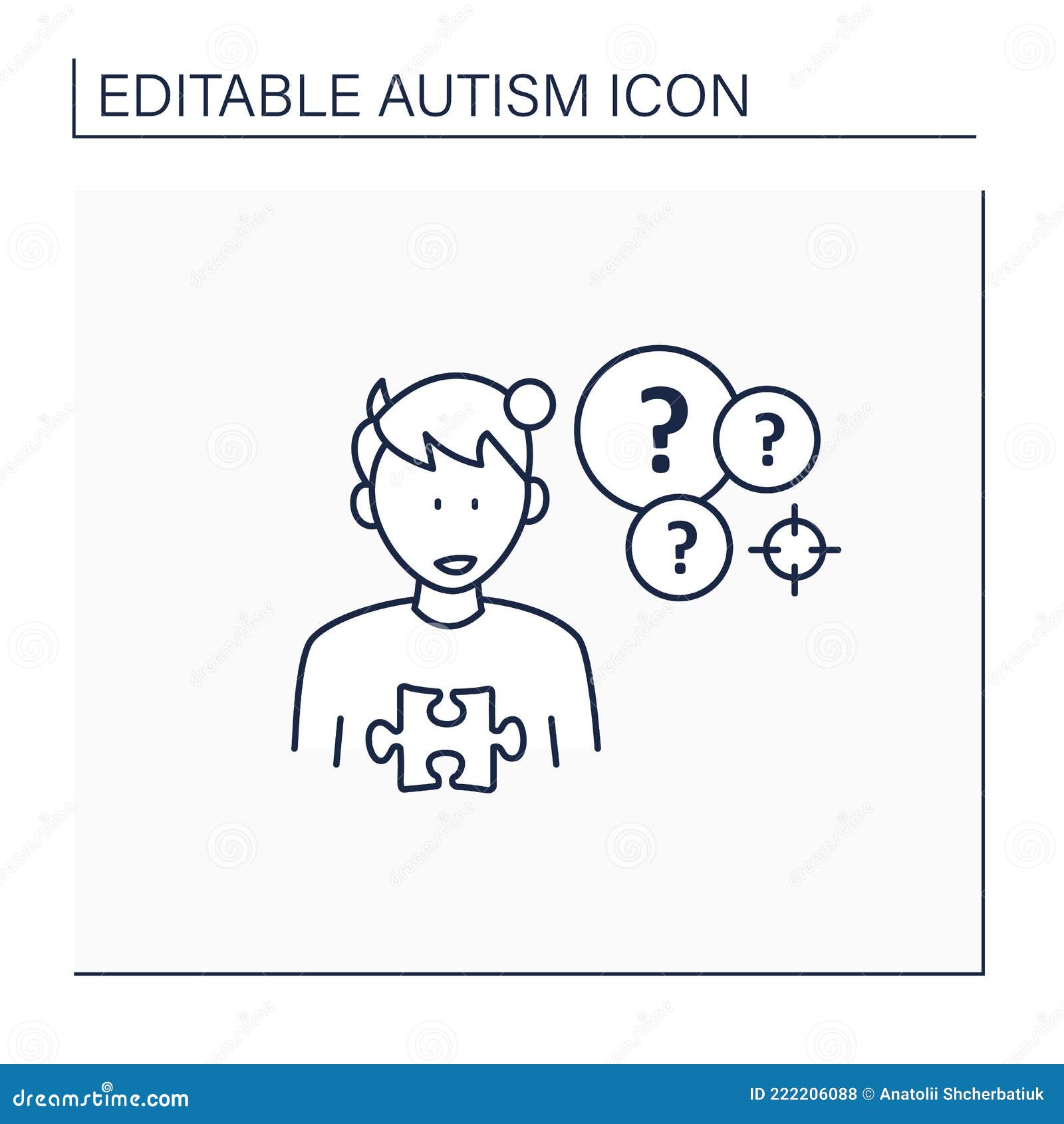 Neurodevelopmental Disorder Color Icon Cartoon Vector | CartoonDealer ...