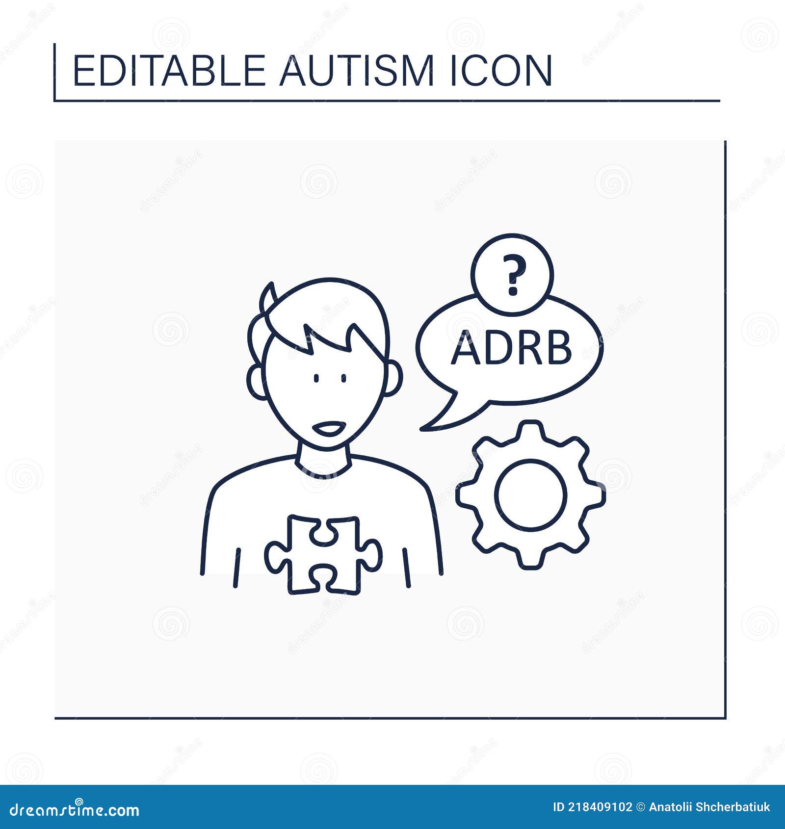 Neurodevelopmental Disorder Color Icon Cartoon Vector | CartoonDealer ...