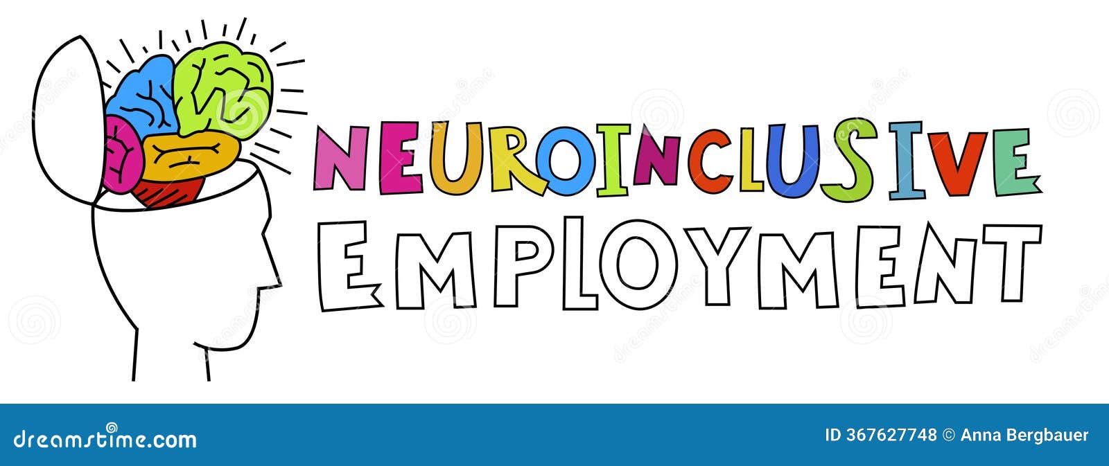 Neurodiversity, Autism Acceptance. Creative Infographic In A Colorful ...