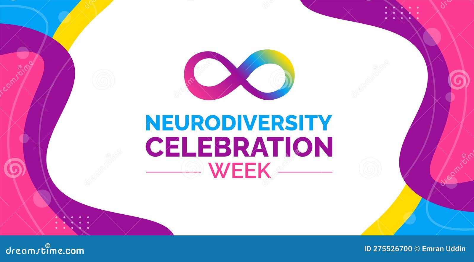 Neurodiversity Celebration Week Background or Banner Design Template ...