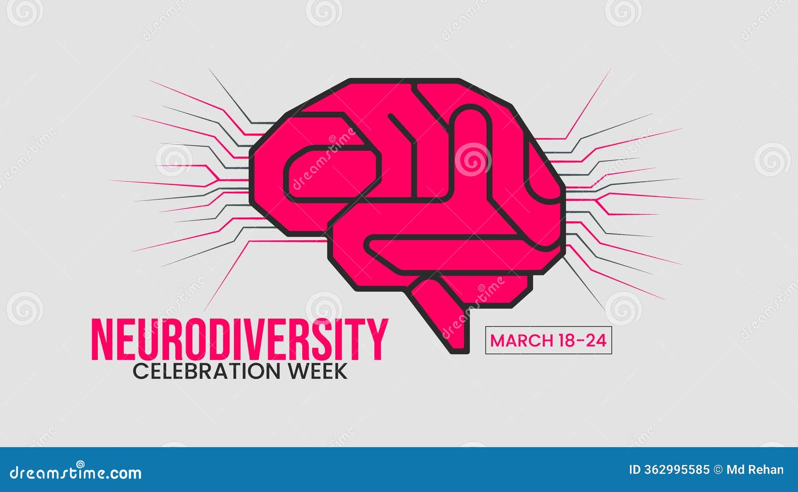 Neurodiversity. Cognitive Development Spectrum. Mental Health Vector ...