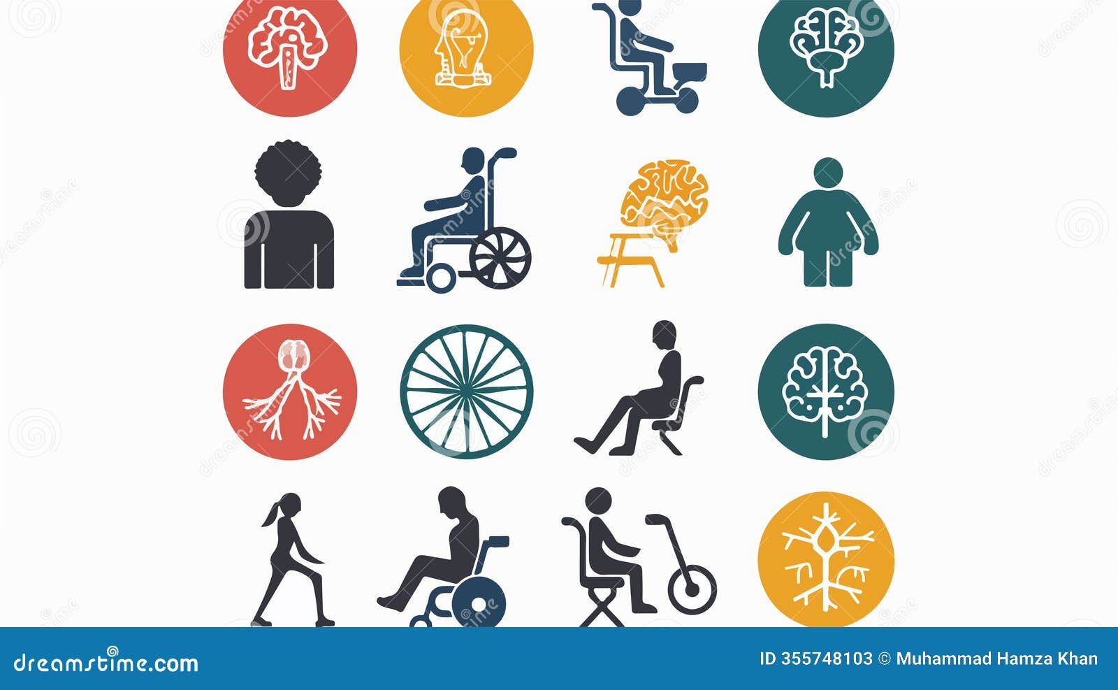 Neurodiversity and Disability Icon: Inclusion and Support Concept Stock ...