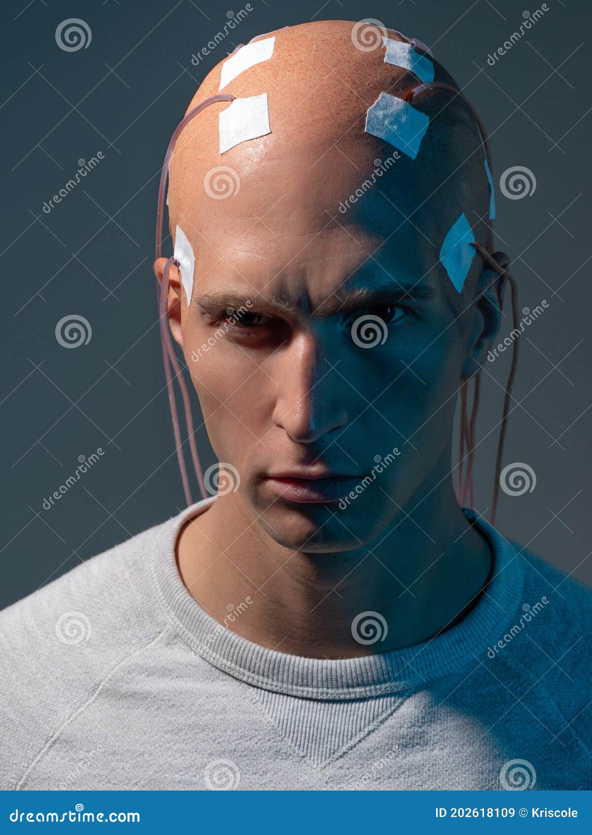 Neurointerface, Brain - Computer Communication. Transhumanism Concept ...