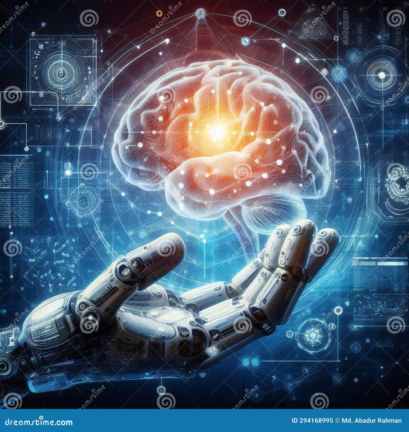 Neurological Innovation Development Concept And Science Concept With ...