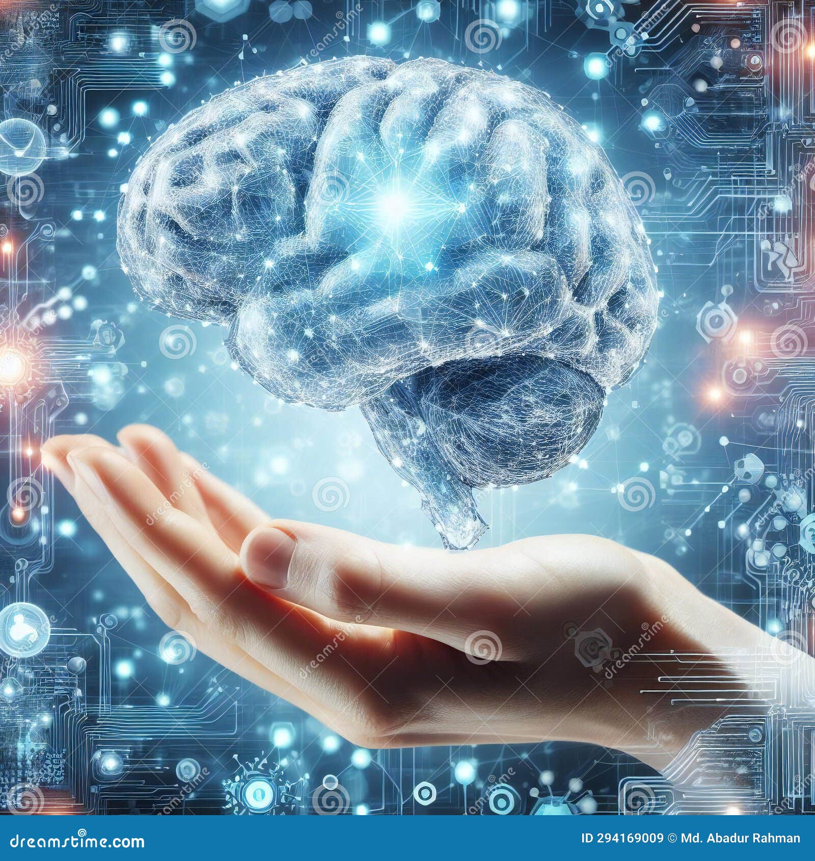 Neurological Innovation Development Concept And Science Concept With ...