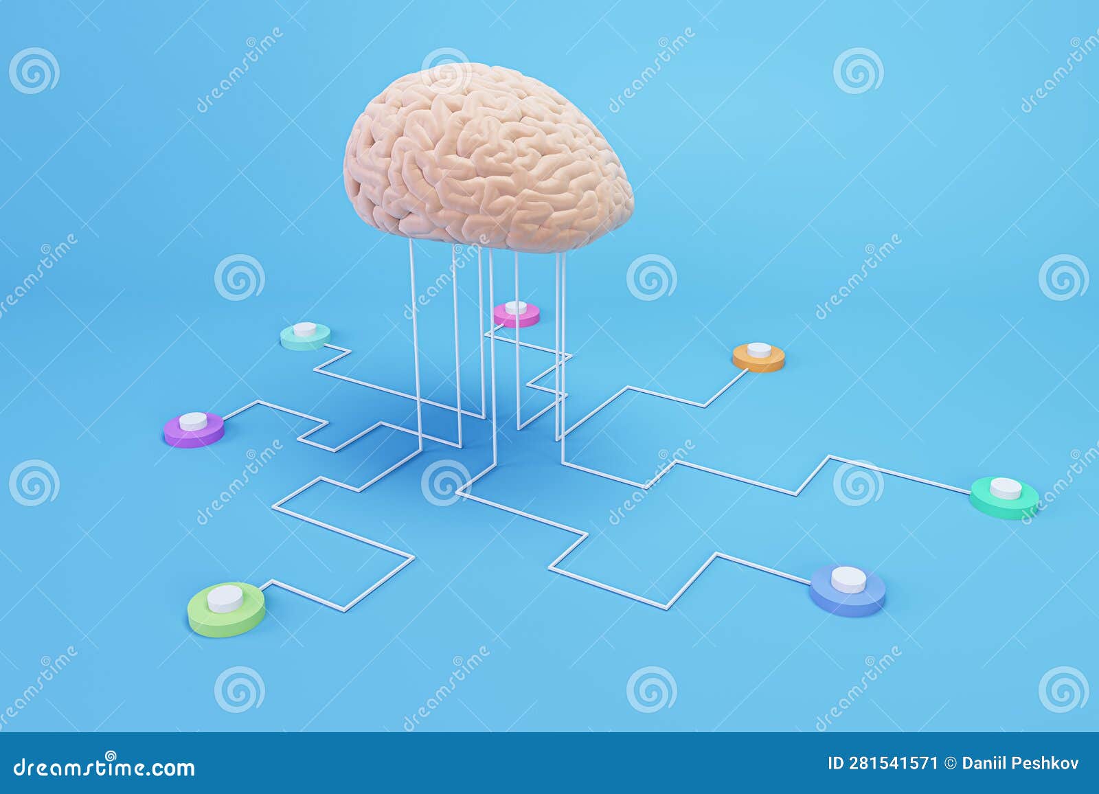 Neurological Innovation Development Concept And Science Concept With ...