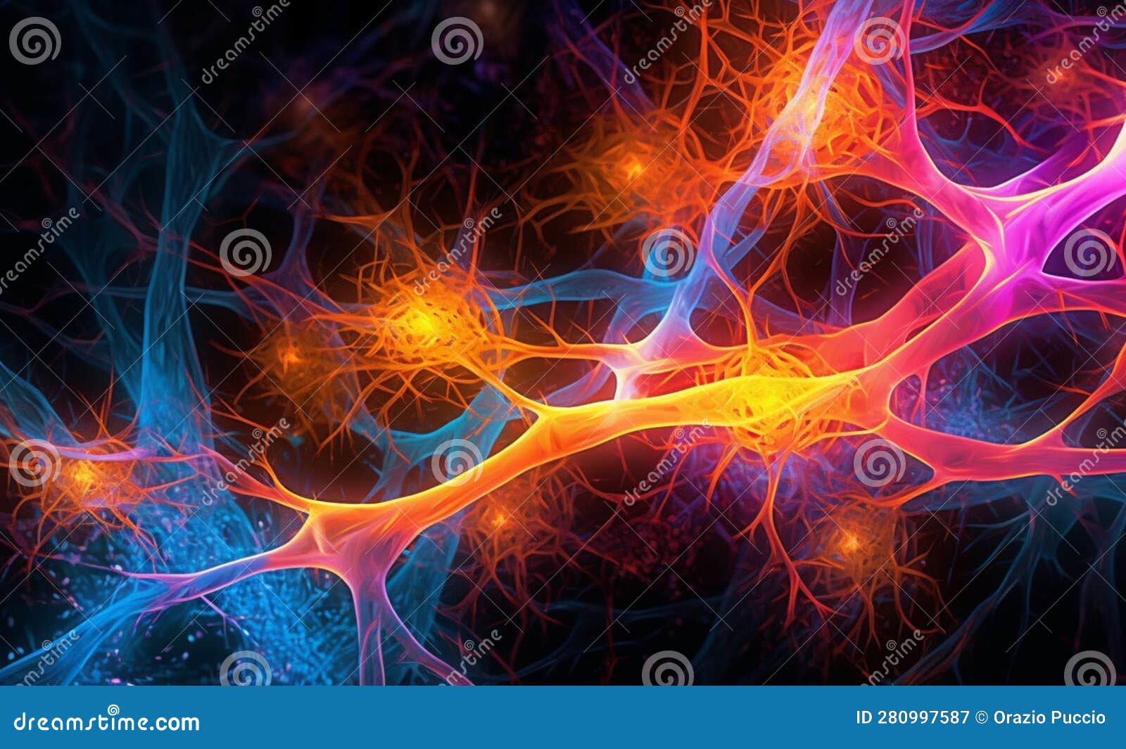 Neurological Medicine - New Neuron In The Brain. Stock Photography ...