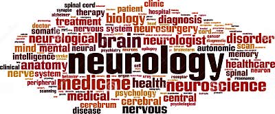 Neurology word cloud stock vector. Illustration of cloud - 220497852