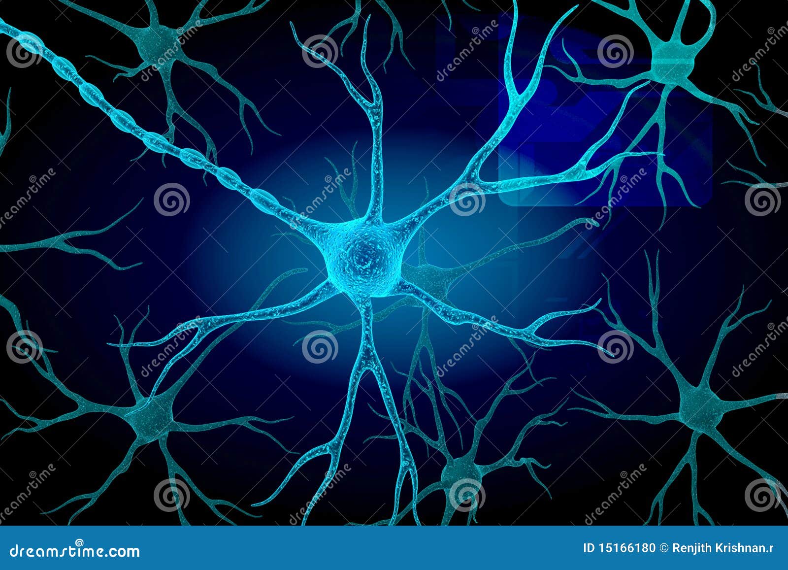 Neuron stock illustration. Illustration of graphic, imagination - 15166180