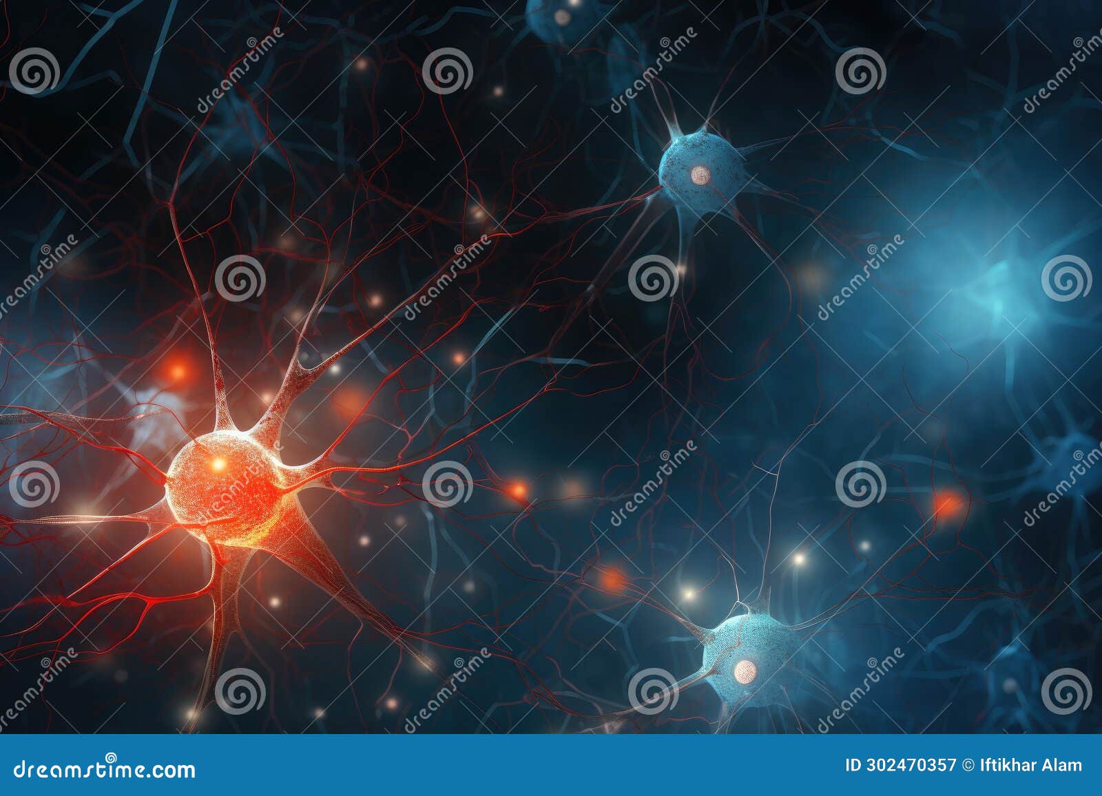 Neuron cell. Neuron cell stock illustration. Illustration of memory ...